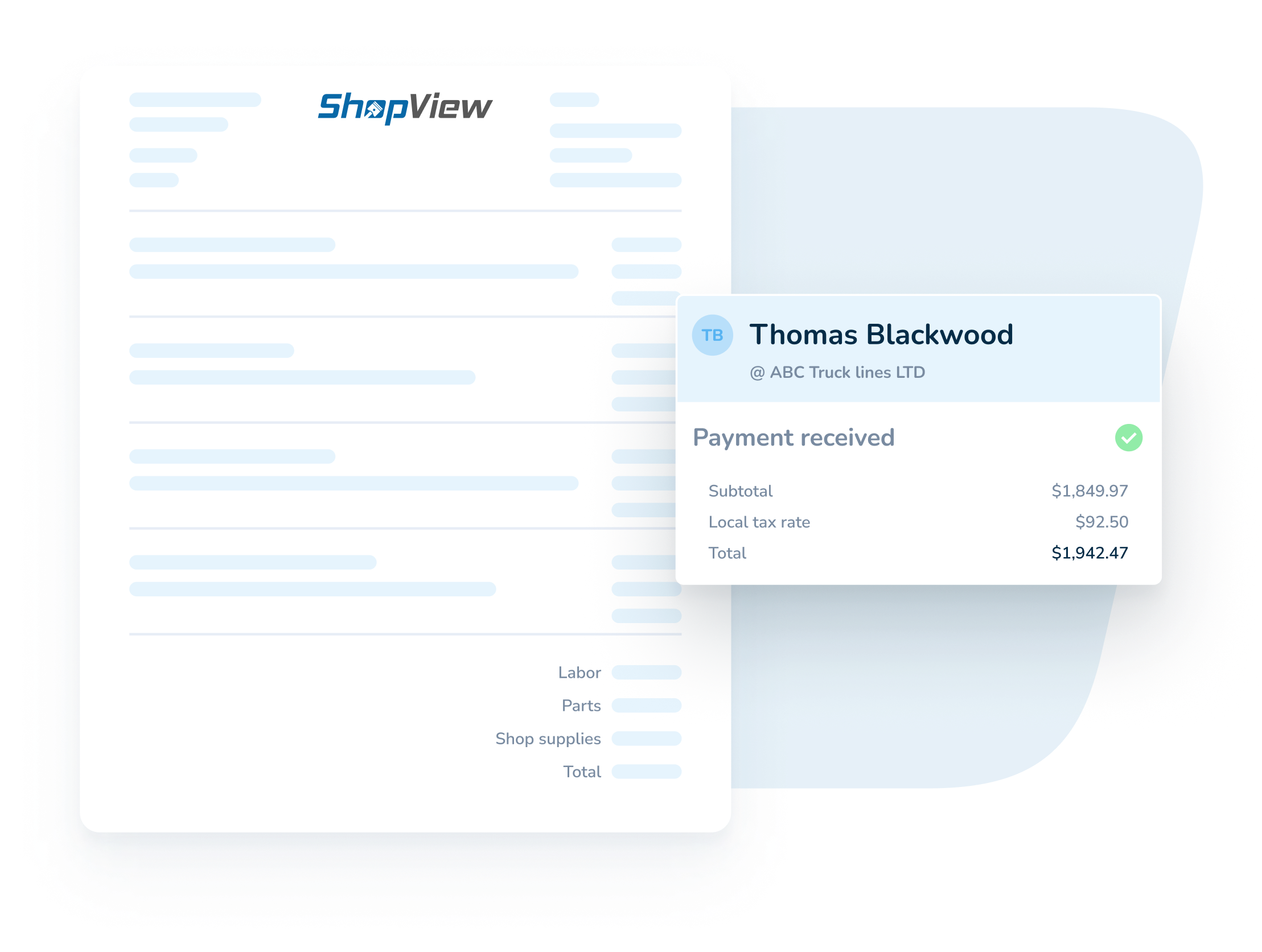 Heavy Equipment Repair Software | ShopView